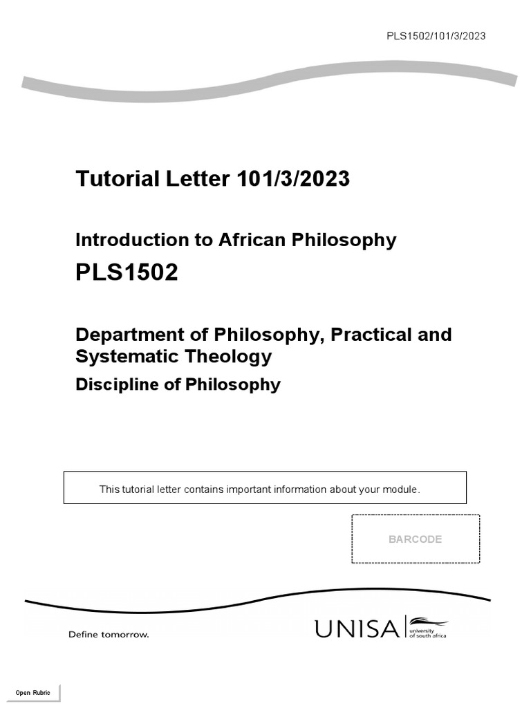 PLS1502 - 101 - 3 - 2023 - B1 - 2023 | PDF | Libraries | Essays