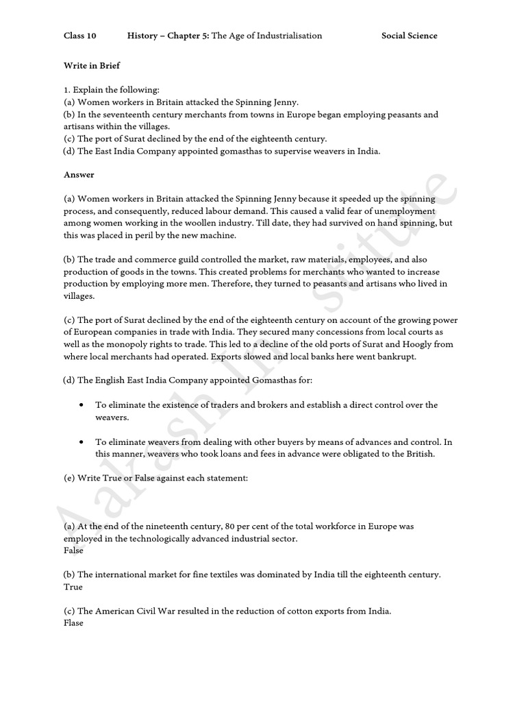 Decline of Surat Port and Gomasthas | PDF