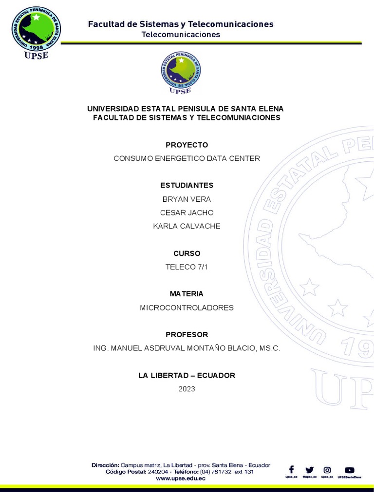 Proyecto Micro Data Center | PDF | Arduino | Uso eficiente de energía