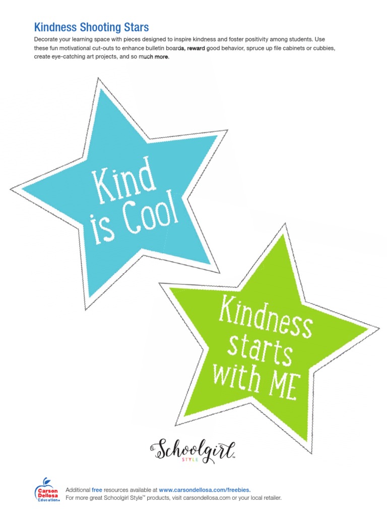 Kindness Shooting Stars | PDF