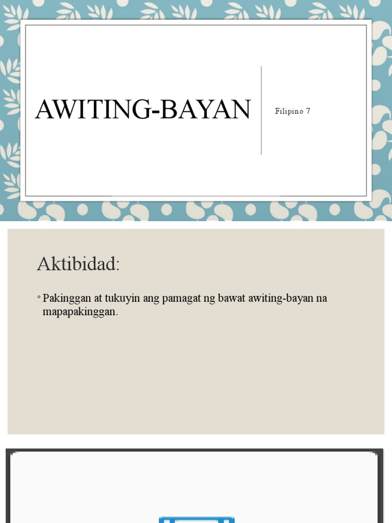 Grade 7 Filipino-Quarter 2-Week 1-2 | PDF