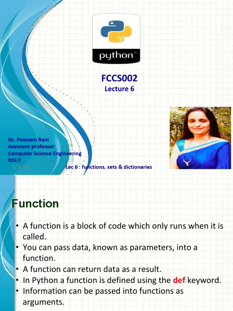 Lecture 6 Pdf Parameter Computer Programming Programming Paradigms 0966