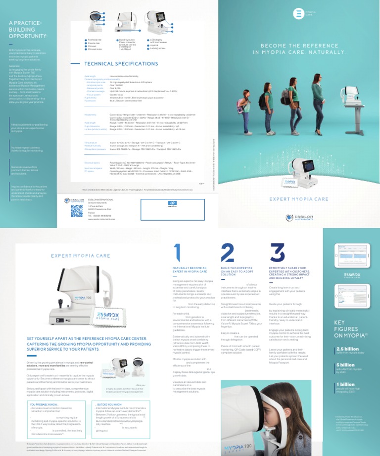 Axis Medical Essilor Myopia Expert 700 | PDF | Optics