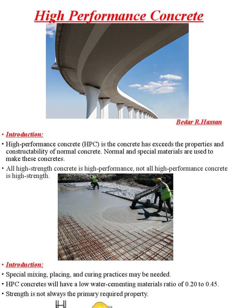 High-Performance Concrete Guide | PDF