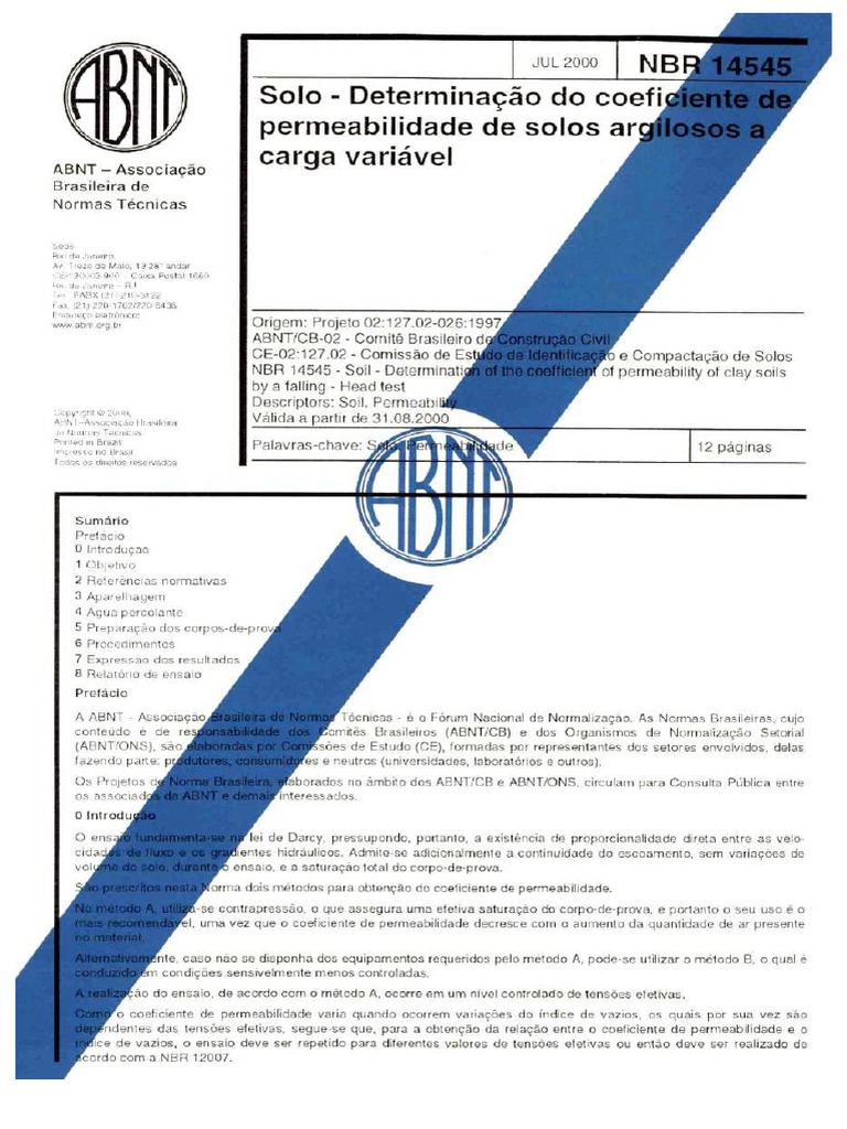 NBR 14545 | PDF