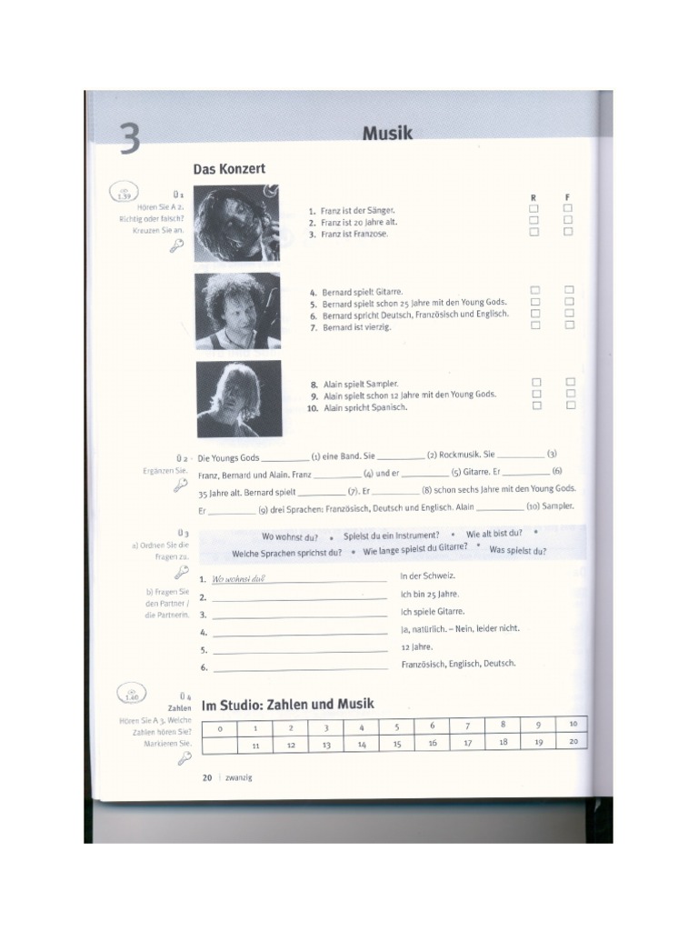 Lekt 3 - Optimal A1 Arbeitsbuch | PDF