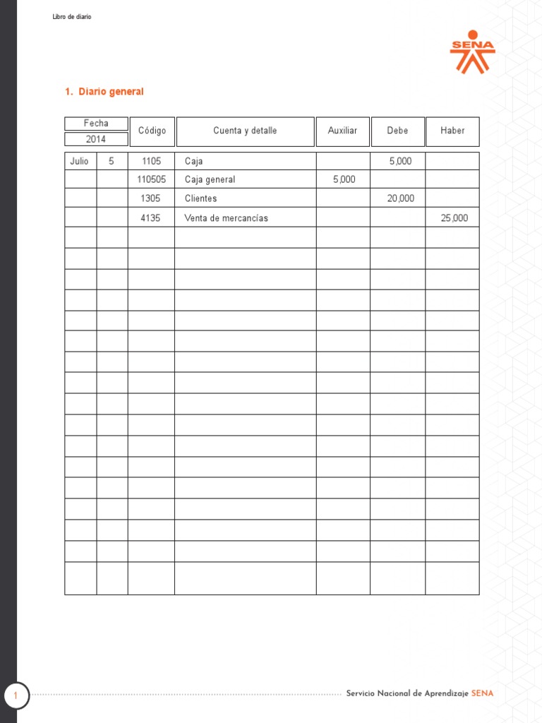 Libro Diario General | PDF