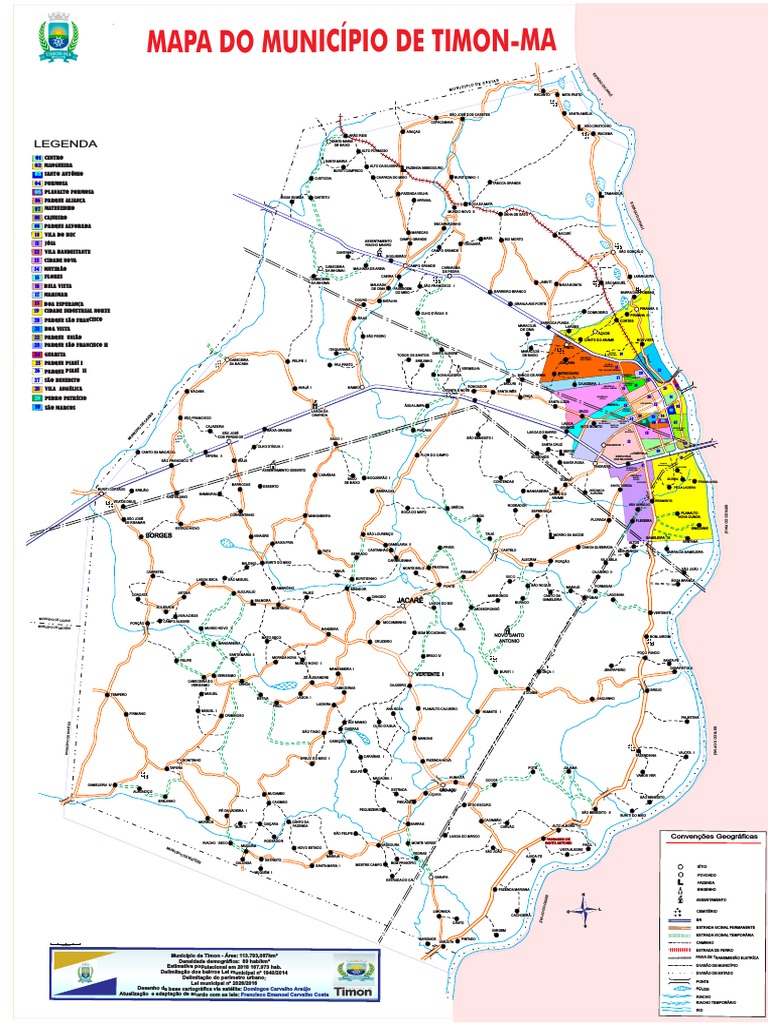 Mapa de Timon Zona Rural | PDF