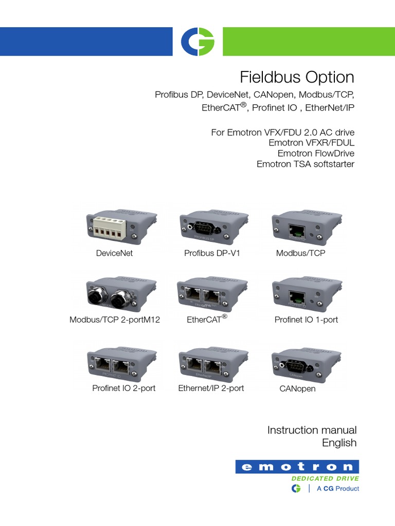 Option - Fieldbus - Instruction - For Ac Drives and Tsa - 01 3698 01r11 ...