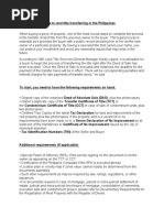 TCT Transfer and Annotation Guide | PDF | Receipt | Taxes
