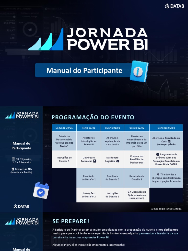 DATAB - Manual Do Participante | PDF