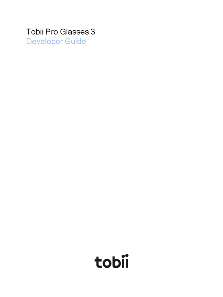 Tobii Pro Glasses 3 Developer Guide v1.6 | PDF | Computer Network | Hypertext Transfer Protocol