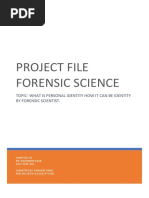 Introduction To Forensic Science: Lecture Notes Chapters 1-3 | PDF ...