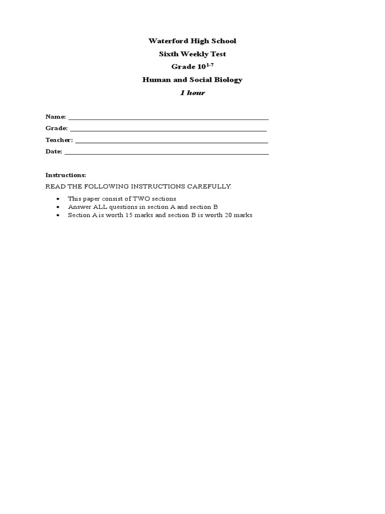 High School Biology Test: Food Webs, Photosynthesis, Carbon Cycling ...