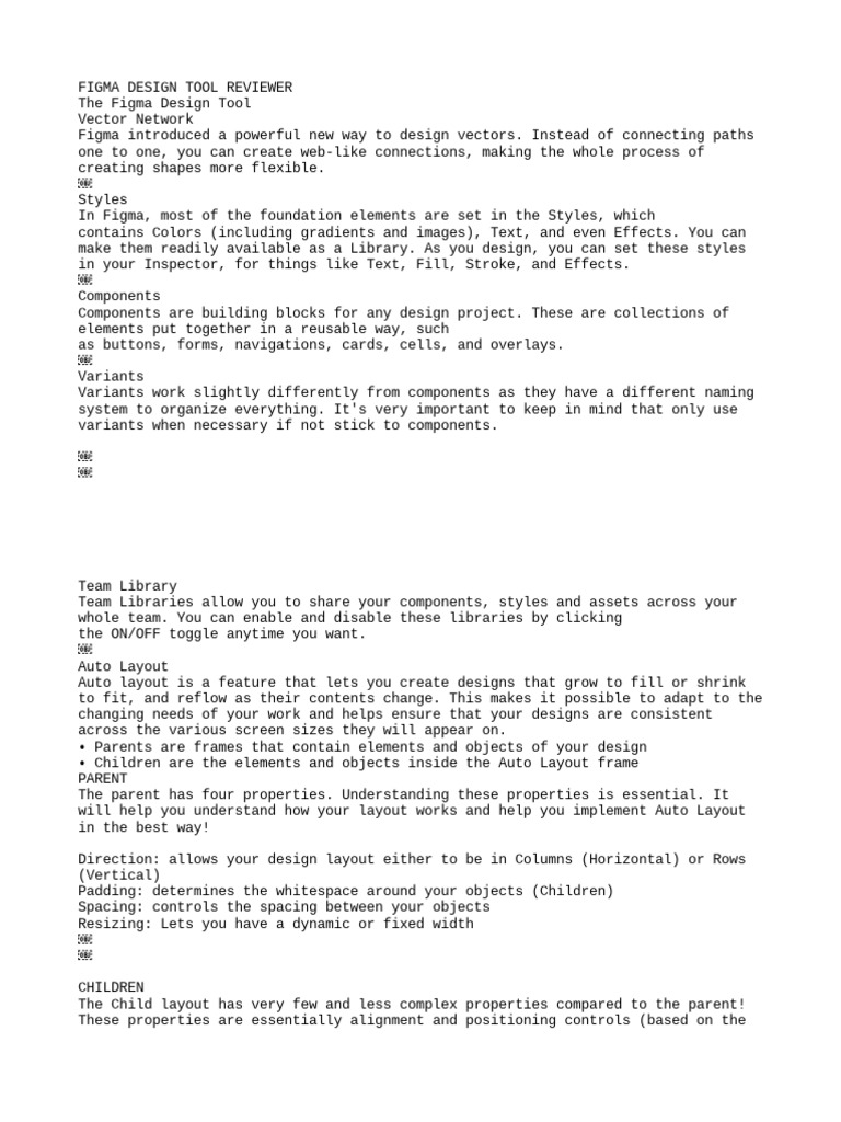 Figma Basics Pdf Page Layout Html Element