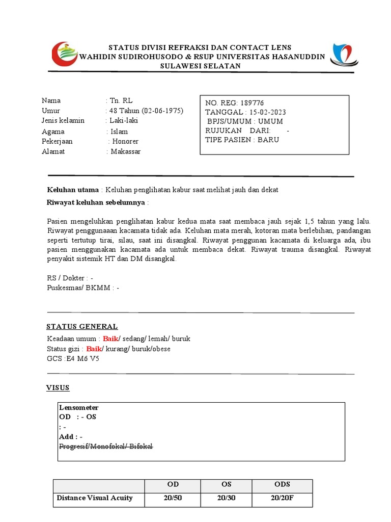 NVI - ODS Simple Myopia Astigmatism, ODS Presbyopia | PDF
