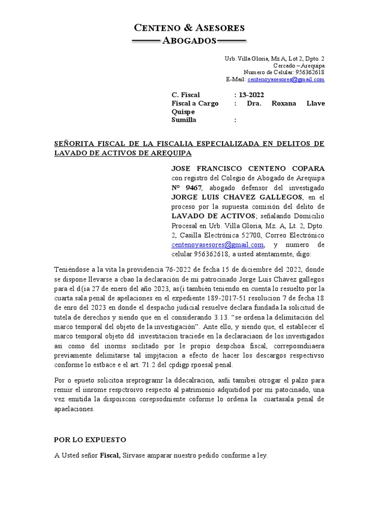 Señor Chavez | PDF | Fiscal | Ley Pública