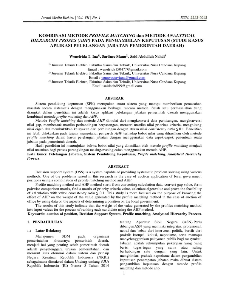 Kombinasi Metode Profile Matching Dan Me 887e96d0 Pdf