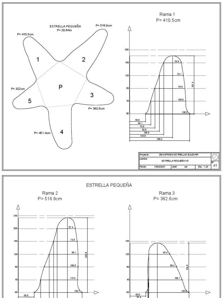 Diseño Moldes Estrella | PDF