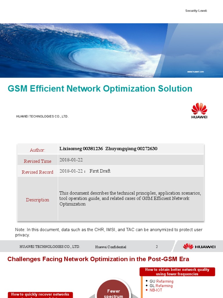 GSM Efficient Network Optimization Technical Clarification 03-En | PDF ...