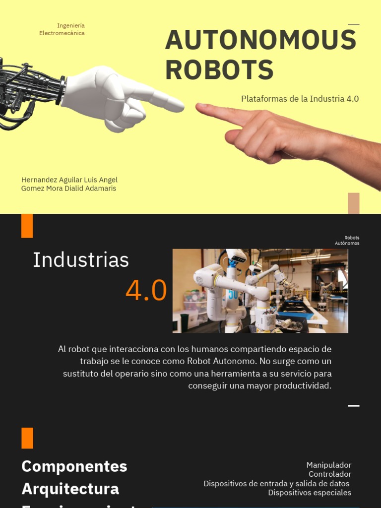 Robots Autonomos 4.0 | PDF | Robot | Robótica