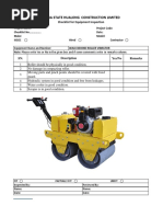 Inspection Checklist For BACKHOE LOADER (JCB) | PDF