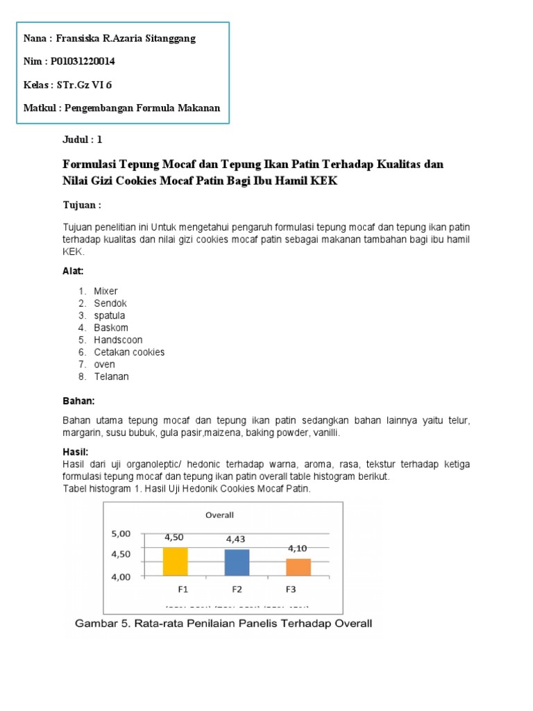Pengembangan Formula Makanan | PDF | Kesehatan Holistik | Sains ...
