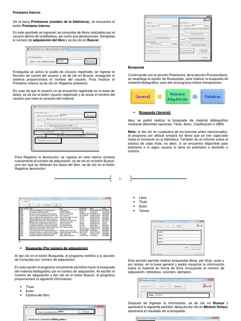 Manual Prometeo Lectura 7 | PDF | Ventana (informática) | Bibliotecas