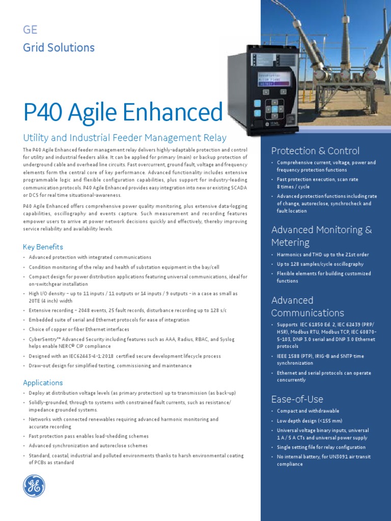 P40 Agile Brochure EN 33136A 202109 LTR R006 | PDF | Electrical ...