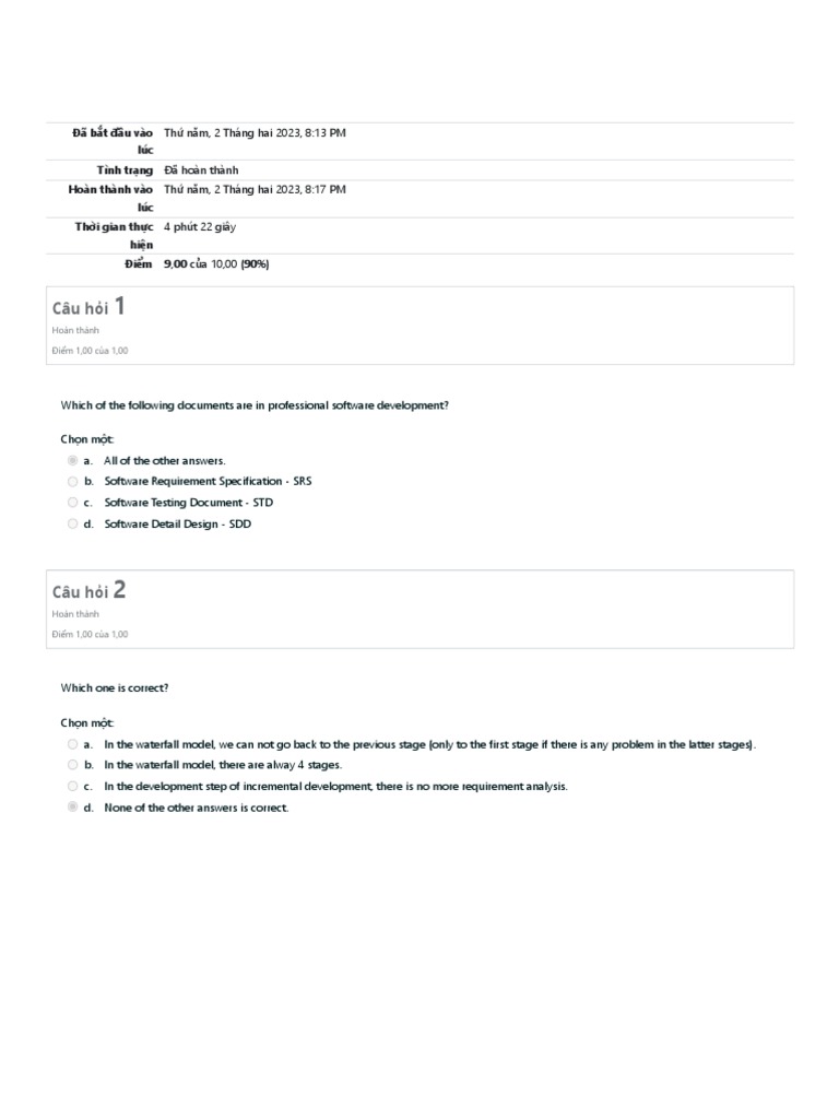 Quiz#02.1. Processes - Attempt Review-New | PDF | Software Development Process | Computer Science