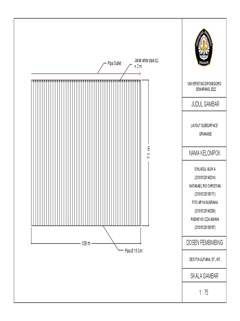 Gambar Layout Tugas 3 Sub Surface | PDF