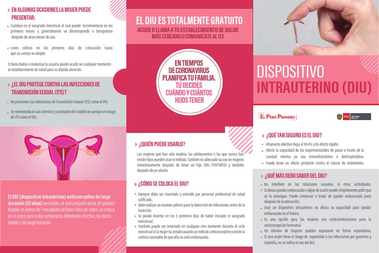 Cartilla_DIU.pdf | PDF | Control de la natalidad | El embarazo