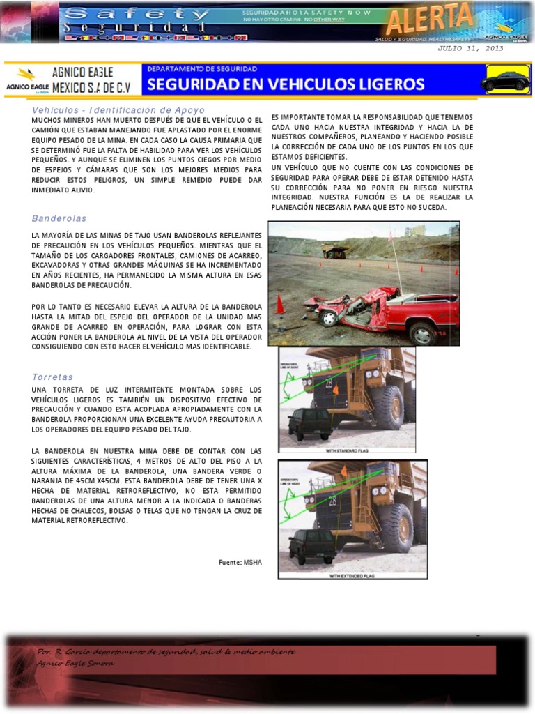 Alerta 5 Seguridad en Vehiculos Ligeros | PDF