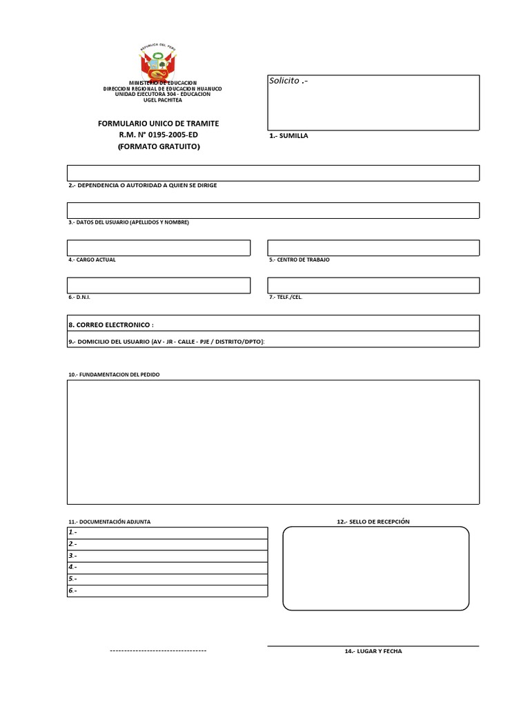 FUT Plantilla Formato | PDF