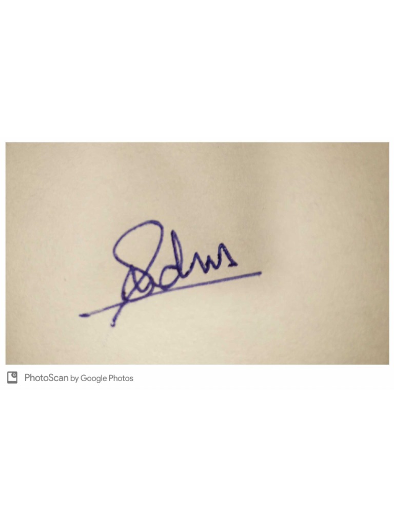 Signature | PDF