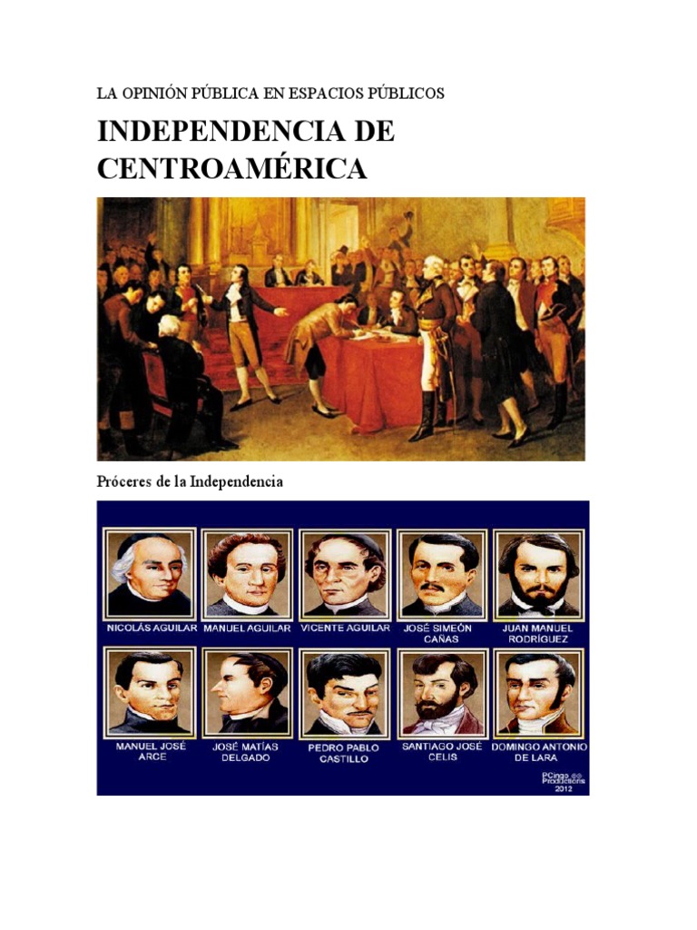 Independencia de Centroamerica | PDF