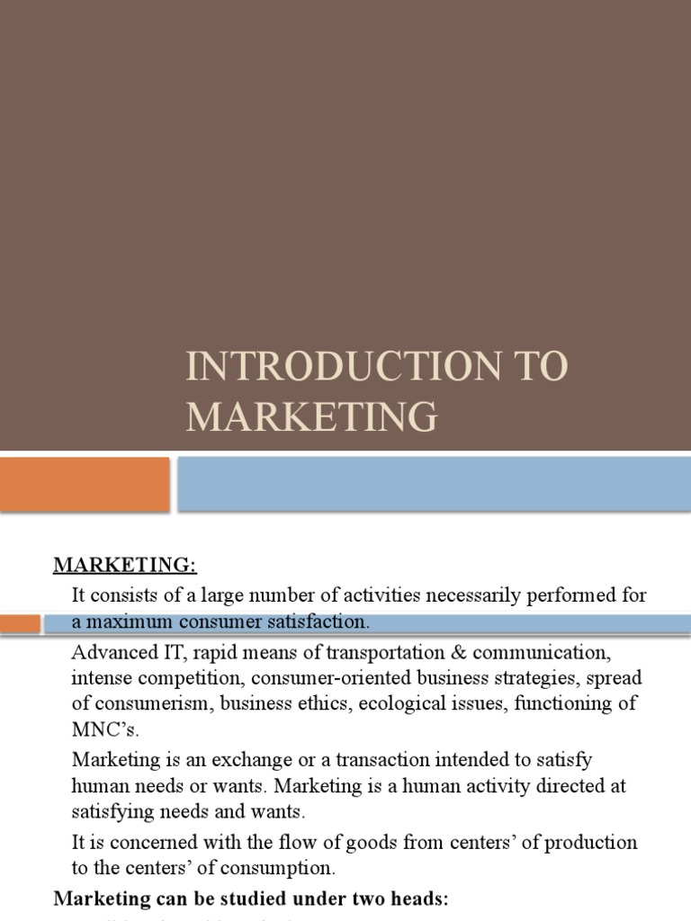 Traditional vs. Modern Marketing Concepts | PDF | Marketing | Sales
