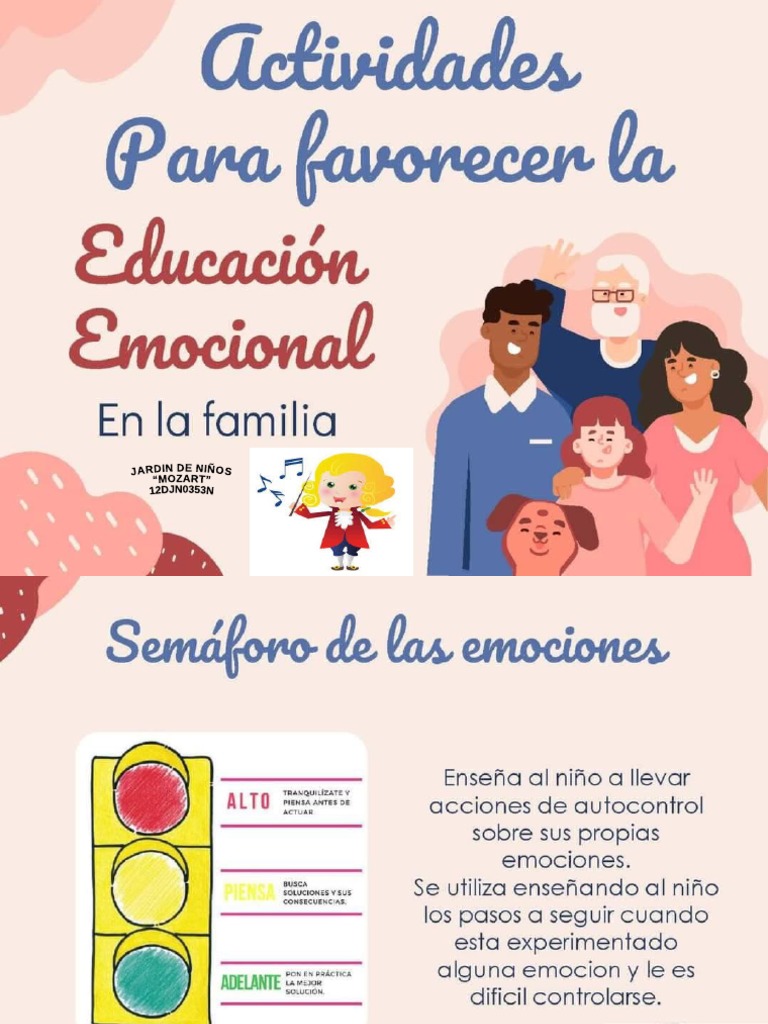 Actividades Educacion Socioemocional | PDF | Las emociones | Aprendizaje