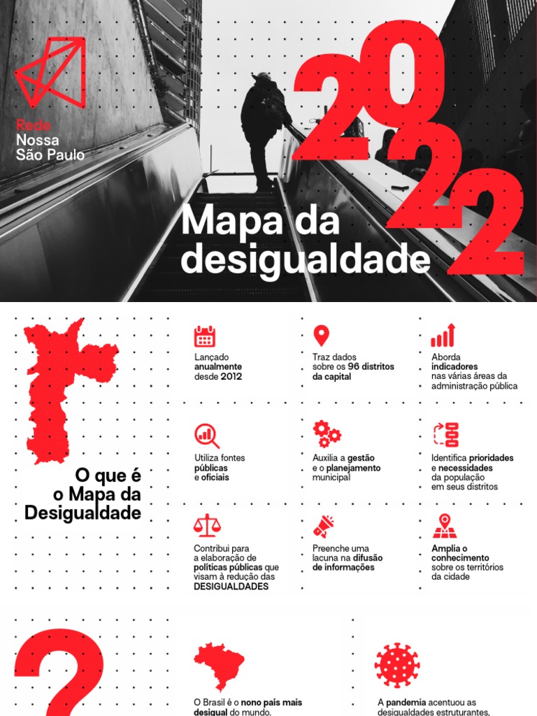 Mapa Da Desigualdade 2022 - MAPAS - 23 | PDF | São Paulo | Desigualdade econômica