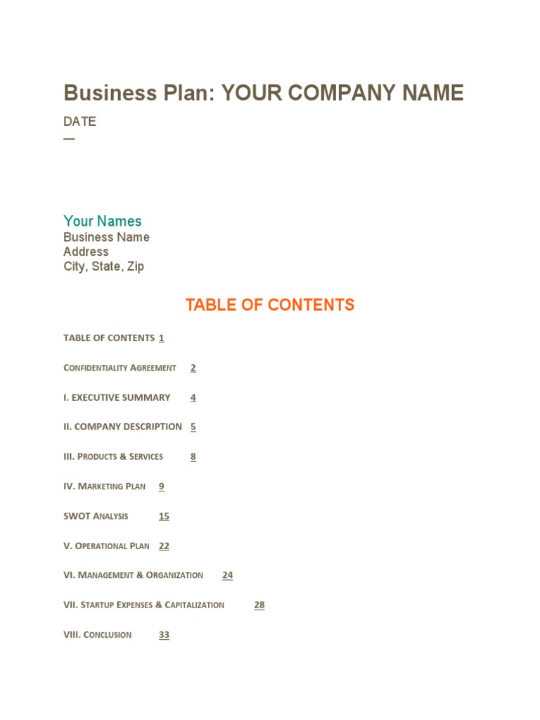 Busines Plan | PDF | Marketing | Pricing