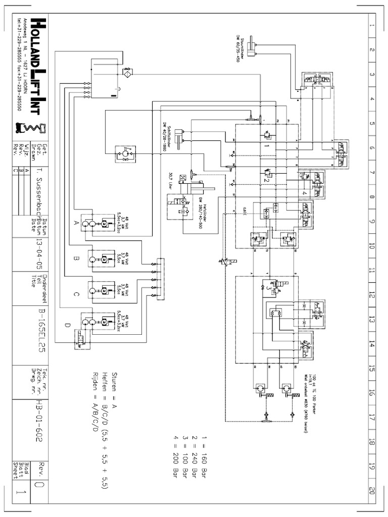 Schemat Hydrauliczny HB 01 602 0 | PDF