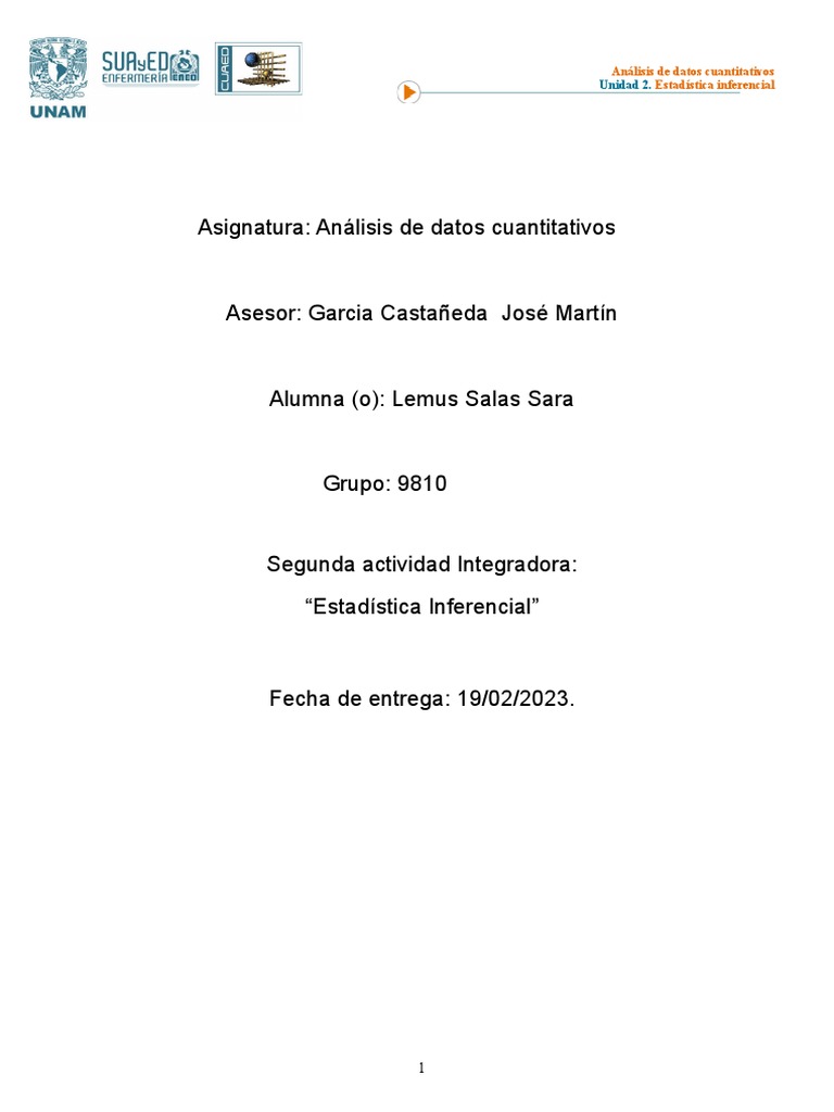 Act Integ U2lemus 9810 | PDF | Estadísticas | Nivel de medida