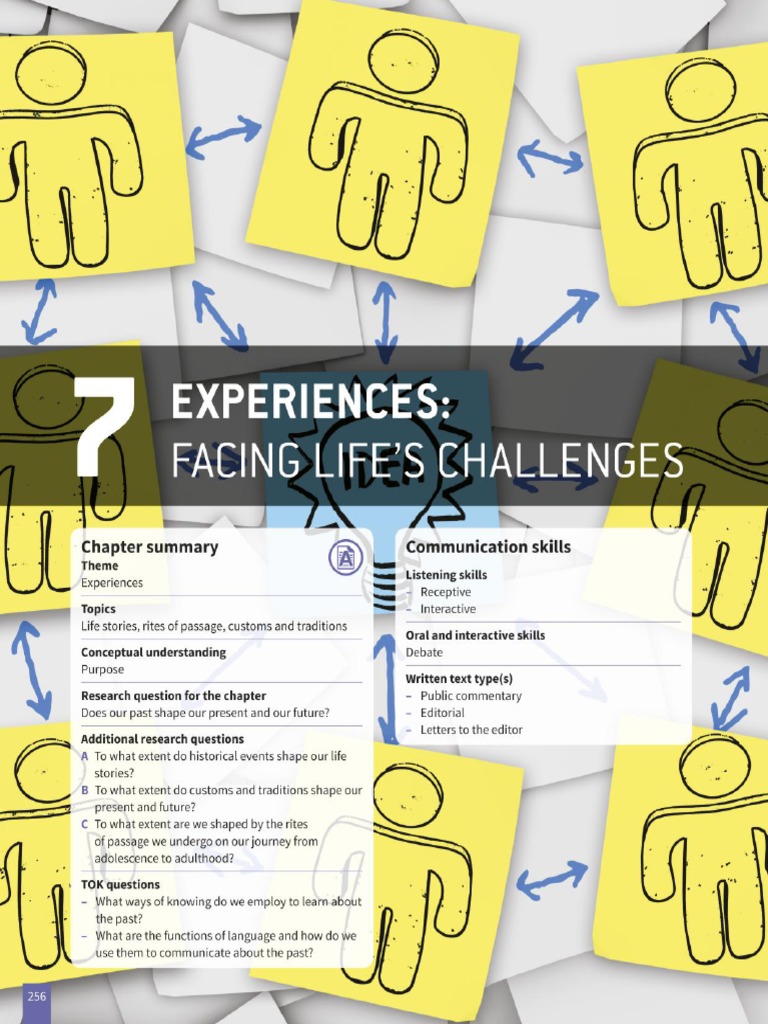 IB English B - 7 EXPERIENCES - FACING LIFE'S CHALLENGES | PDF