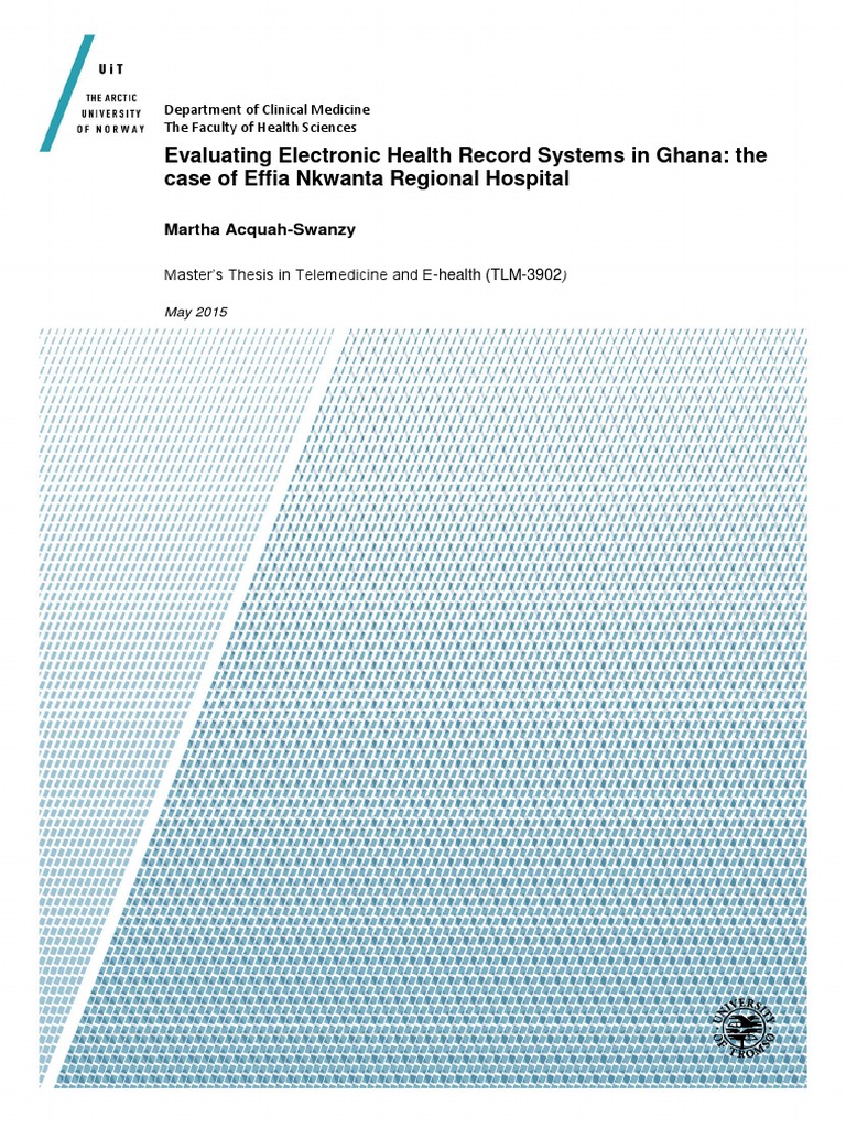 Thesis | PDF | Electronic Health Record | Usability