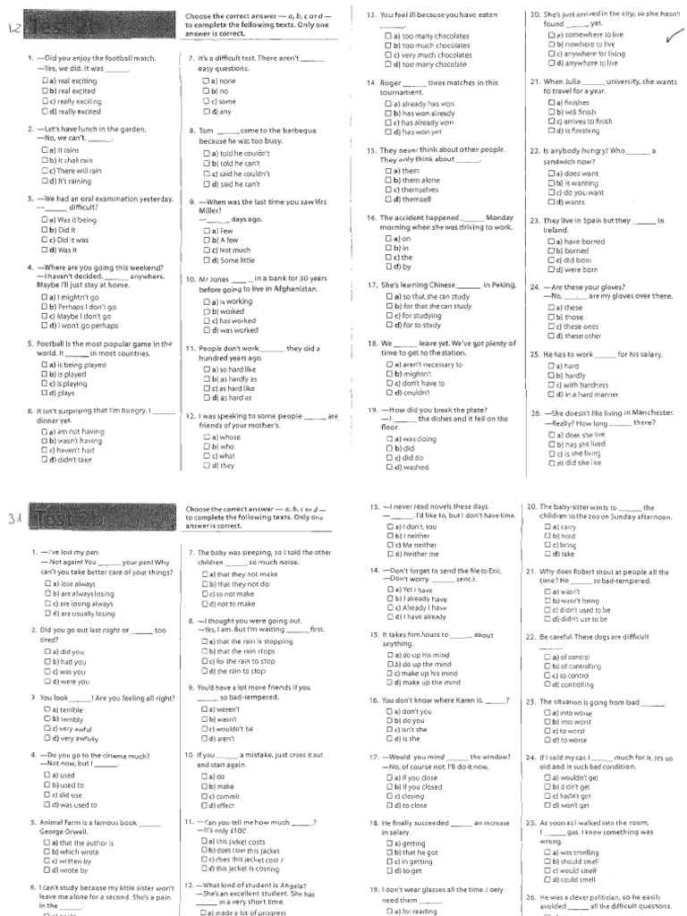 Practice Tests | PDF