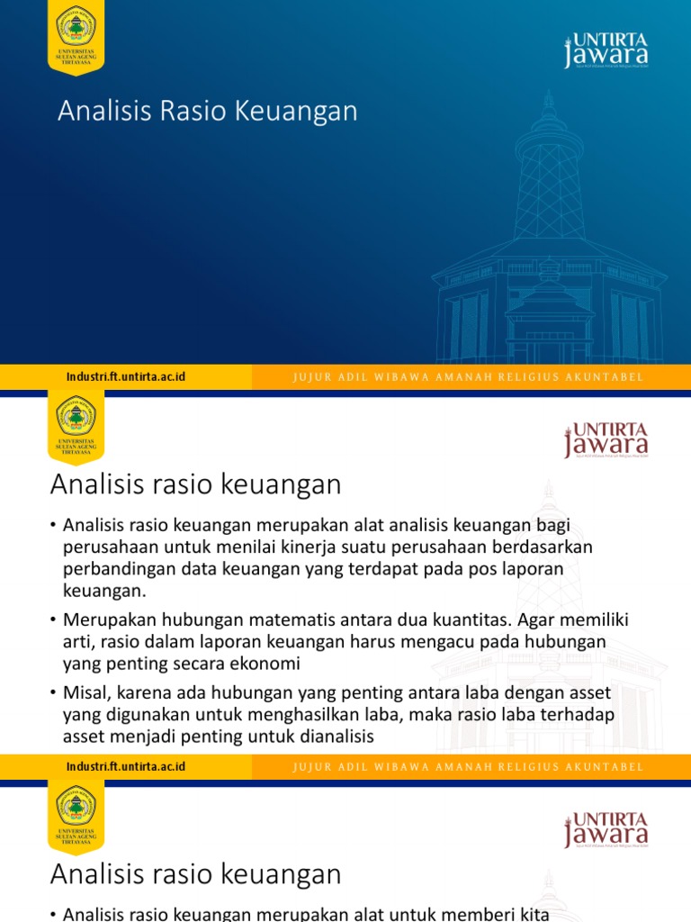 Analisis Rasio Keuangan Perusahaan | PDF