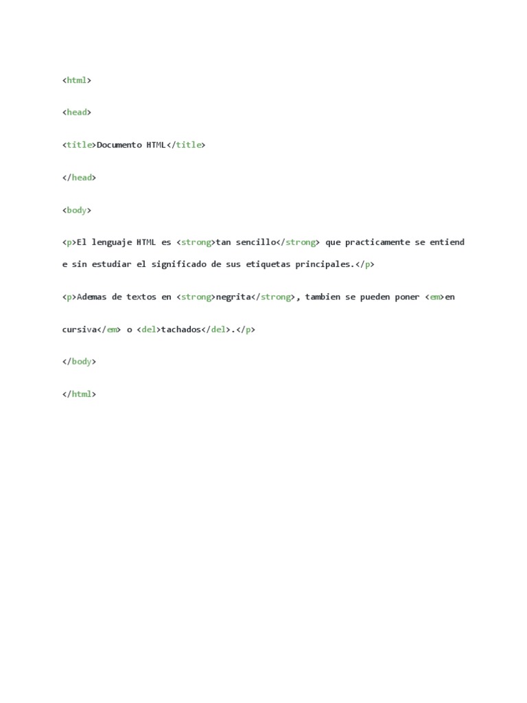 Ejercicios HTML B | PDF