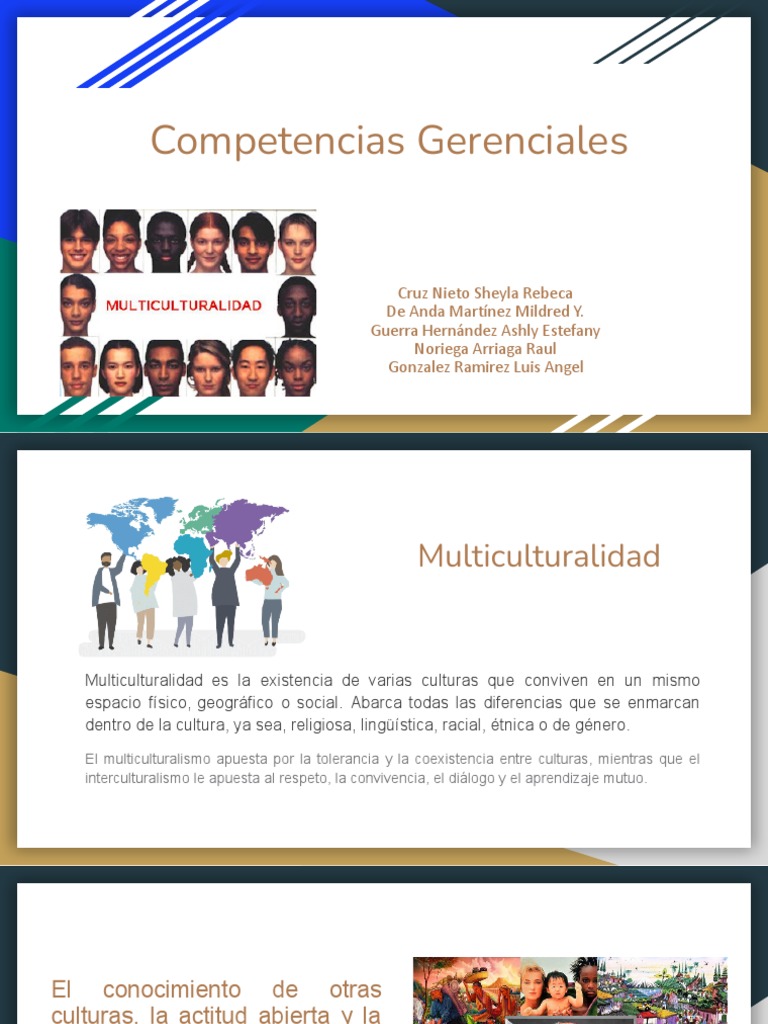 Competencia Gerencial de Multiculturalidad | PDF | Multiculturalismo