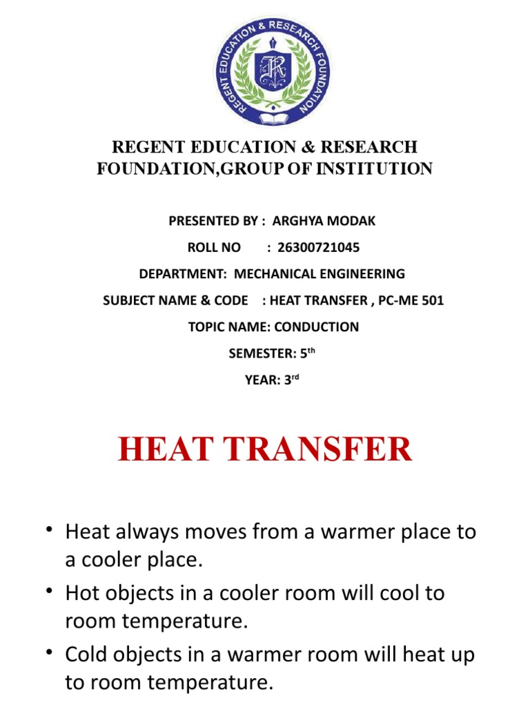 Heat Transfer | PDF | Thermal Conduction | Heat Transfer