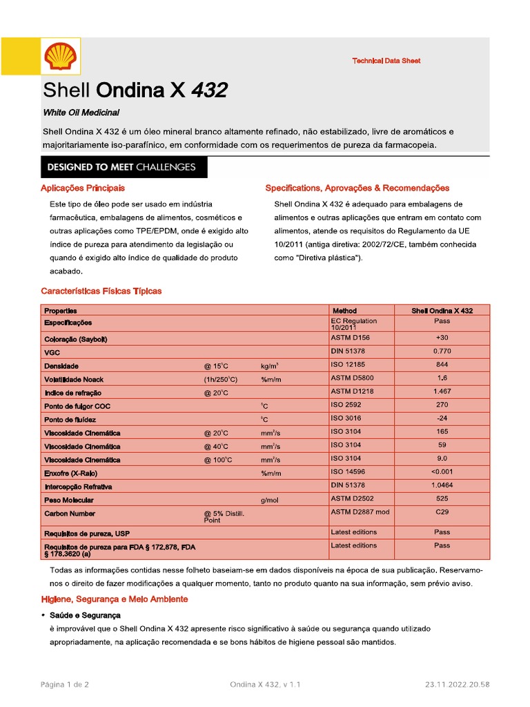 Ondina X 432 | PDF